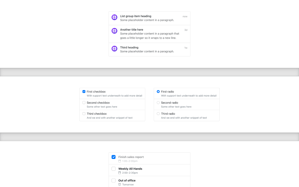 Примеры · Bootstrap v5.3